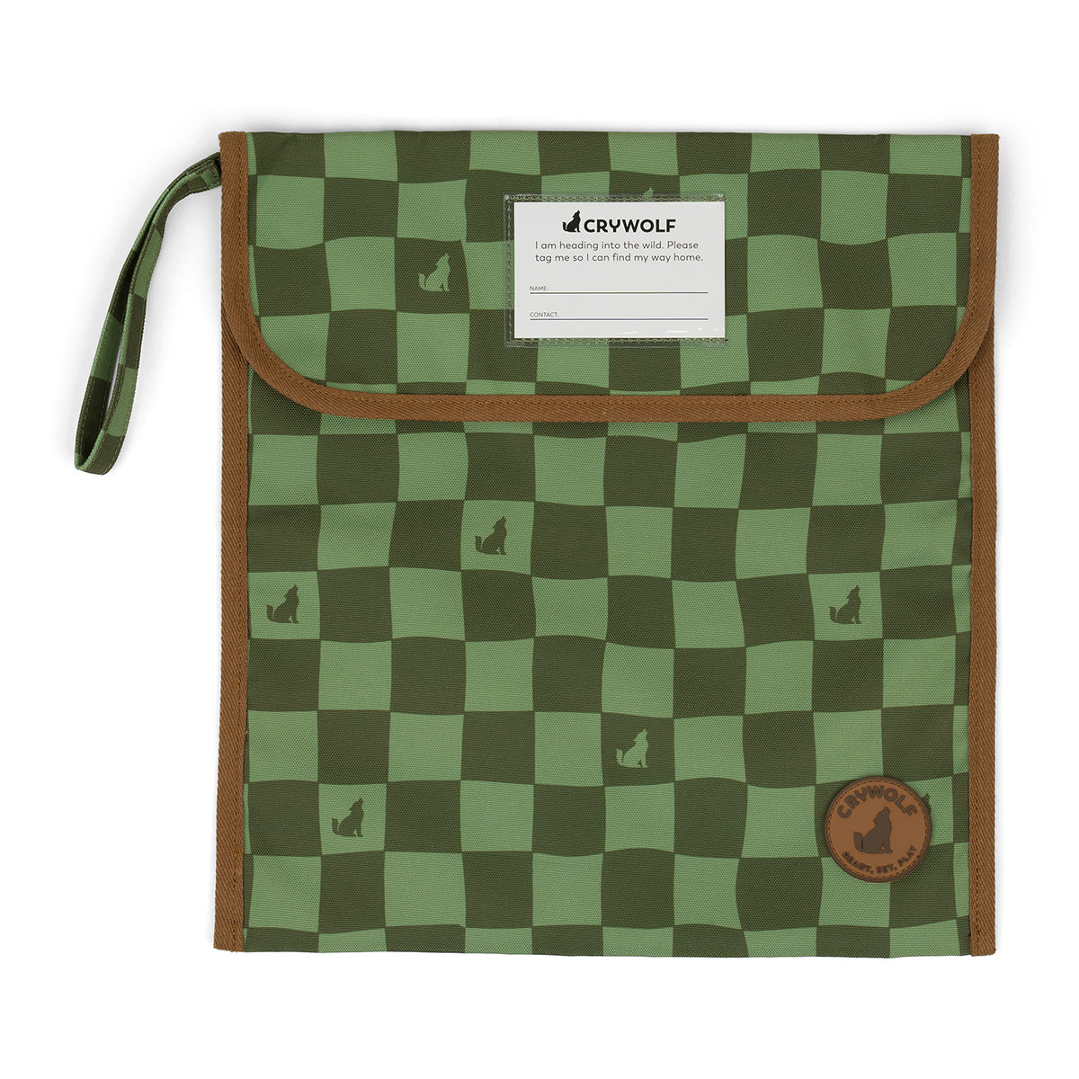 BOOK BAG Green Check – CRYWOLF (AU)